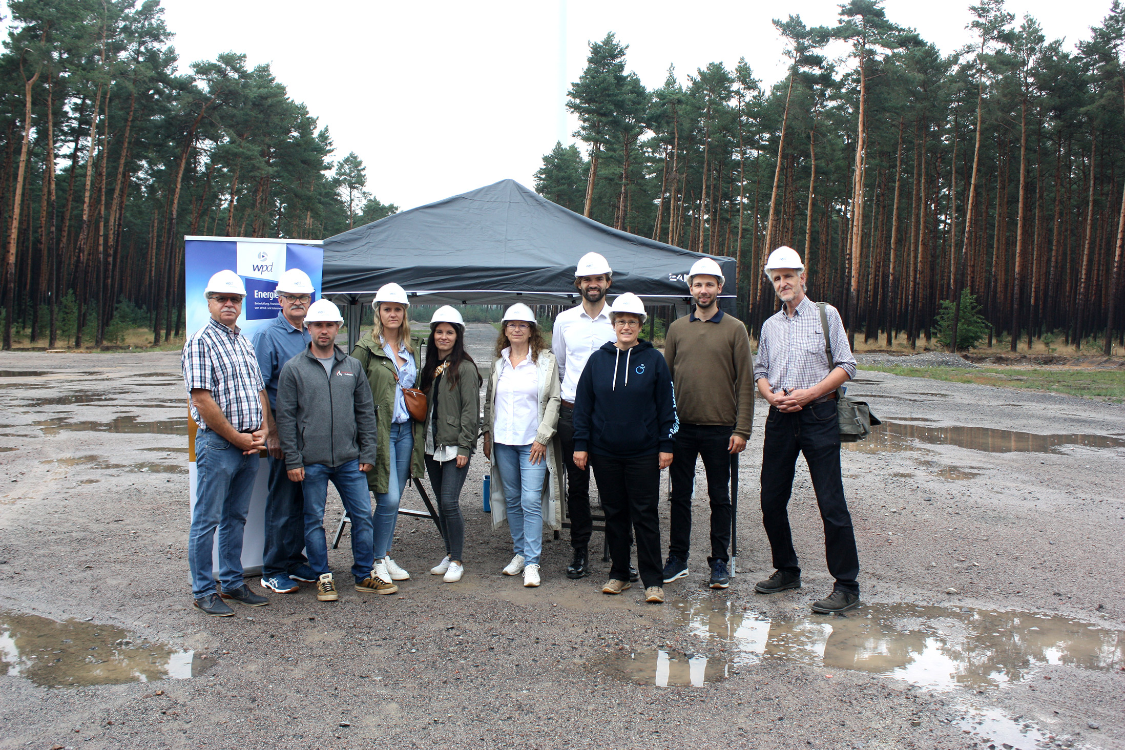 wpd und Gemeindevertretungen sowie Stadtvertreterversammlung im Niederen Fläming besichtigen neu ...